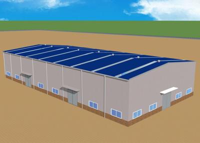 China 60m*30m Prefabricated Steel Structure Workshop Industrial Frame Building for sale