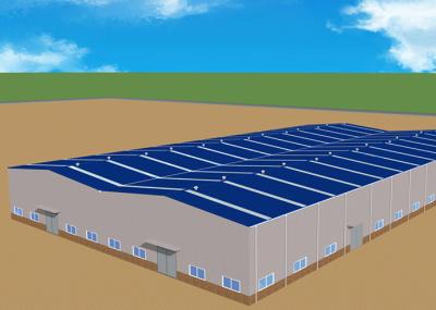 China Prefabricated Steel Structure Workshop Q235B Industrial Steel Construction for sale