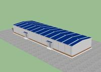 China 90m*27m Prefabricated Steel Structure Workshop Frame Building Construction for sale