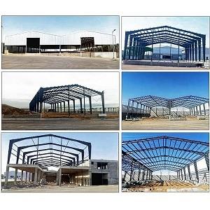 China Q355B Waterproof Large Steel Structure Warehouse Punching Customized for sale