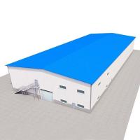 China Warehouse Prefabricated Steel Sheds Q355B Commercial Steel Metal Buildings for sale
