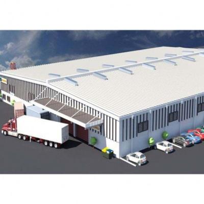 China Light Gauge Steel Frame Construction Portal Frame Steel Structure Warehouse for sale