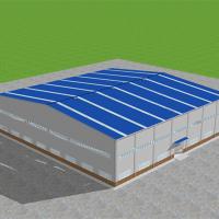 China 50m*50m Prefabricated Industry Steel Structure Workshop Processing Buildings for sale