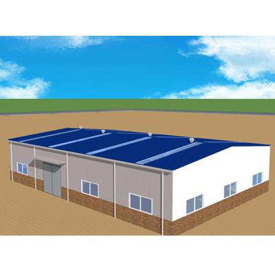 China 30m*20m Prefab Steel Structure Warehouse Industry Frame Building for sale