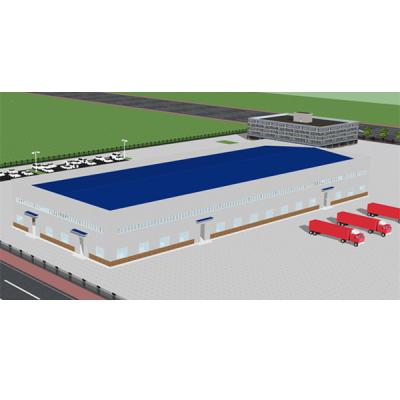 China 100*40 Industry Prefabricated Steel Structure Frame Steel Structure Workshop for sale