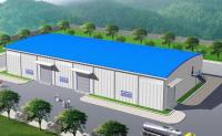 China Prefabricated Warehouse Steel Frame Storage Building Portal Q235B for sale