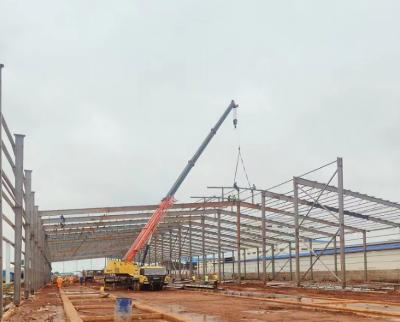 China Multifunctional Portal Steel Structure / Prefabricated Steel Building Workshop for sale