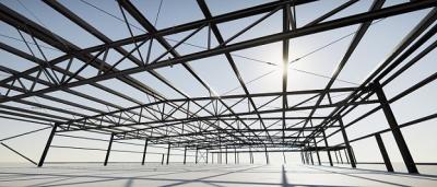 China Optional Lift Steel Structure Warehouse With C/Z-Section Steel Purlin for sale