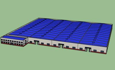 China Steel Frame Workshop Buildings Multi Span Steel Frame Construction for sale