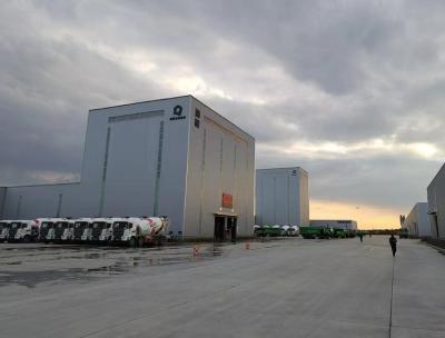 China Prefabricated Steel Frame Factory With Welded H Section Steel Beam for sale
