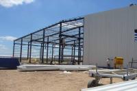 China Steel Structure Workshop with Sandwich Panel Q355 Welded H Section Steel for sale