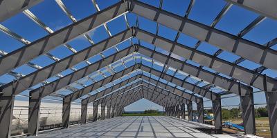 China Robust Steel Structure Warehouse With Fireproof Protection for sale