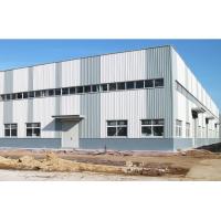 China Standard Size Steel Structure Warehouse / Prefab Steel Structure Shed for sale