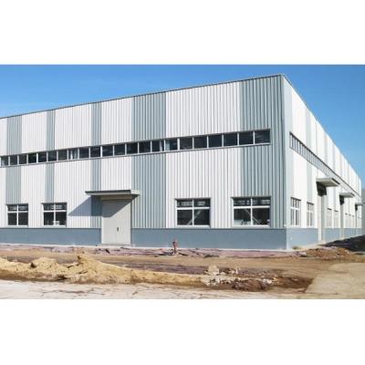 China Standard Size Steel Structure Warehouse / Prefab Steel Structure Shed for sale