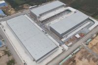 China Portal Structure Steel Structure Workshop For Processing Plant With Rolled Up/Sliding Doors for sale
