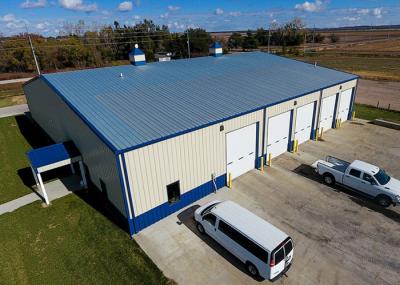 China Prefabricated Metal Construction Steel Structure Frame Warehouse Garage Factory for sale