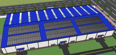 China Prefabricated Building Steel Structure Workshop With Easy Assemble for sale