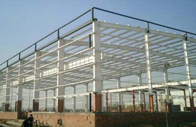 China Welded H Section Steel Frame Storage Building For Aluminum Windows And Doors for sale
