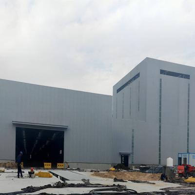 China Fabricated Frame Steel Structure Workshop Fireproof Industrial Building for sale