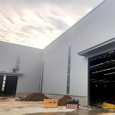 China Prefabricated Steel Structure Garage Workshop Industrial Frame Building for sale