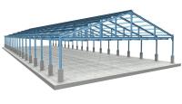 China Light Weight Modular Prefabricated Steel Structure Metal Frame Warehouse Workshop for sale