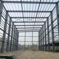 China Hot Dip Galvanized Steel Workshop Construction With Roof Wall Panel for sale