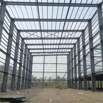 China Hot Dip Galvanized Steel Workshop Construction With Roof Wall Panel for sale