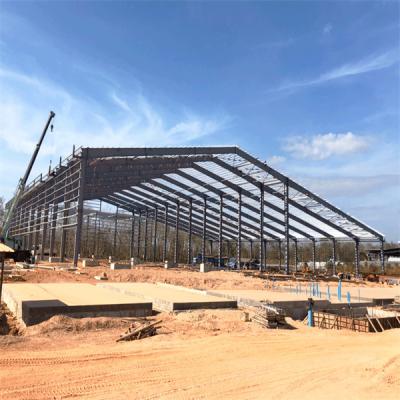 China Hot Rolled/Welded H Section Steel Metal Building Workshop For Heavy Duty Applications for sale