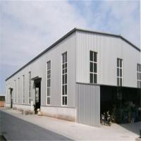 China Color Steel Sheet Roof And Wall Steel Structure Workshop With Z Section Purlin for sale
