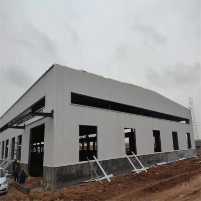 China Customized Steel Structure Workshop With Galvanized Surface Treatment And Materials for sale