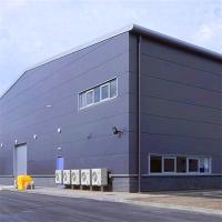 China Customized Portal Structure Metal Building Workshop With Rolled Up Door for sale