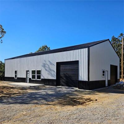 China UPVC Downpipe Steel Structure Workshop With Galvanized Surface Treatment for sale