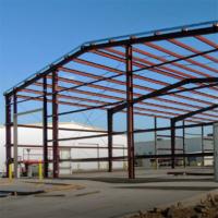 China Metal Warehouse With Q355B/ Q235B Steel And Space Saving Roller Shutter Doors for sale