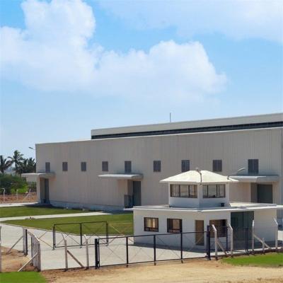 China Customizable Steel Structure Warehouse With Sandwich Panel Wall And Galvanized Surface for sale