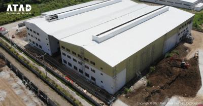 China Aluminum windows office building incorporating Floor Deck Concrete designed for urban commercial developments and office complexes for sale