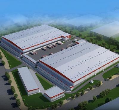 China A steel structure workshop constructed using Q355/Q235 materials from China for sale