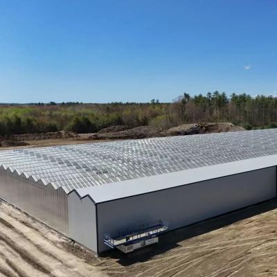 China Wenluo Sightseeing Glass Greenhouse - Large-scale Vegetable Planting Greenhouse for sale