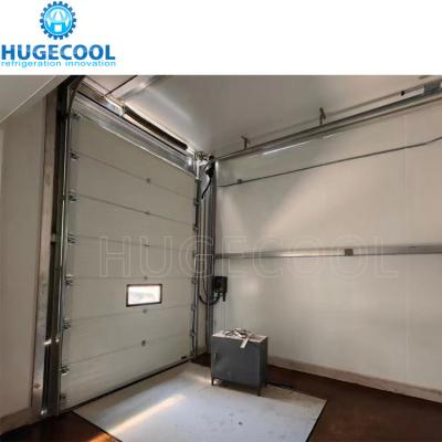 China Overhead Sectional Sliding Garage Door Logistic System Transparent for sale