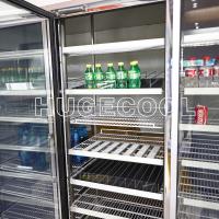 China 10 Glass Door Walk in Cooler for Supermarket Beverage Juice and Beer Storage Solution for sale