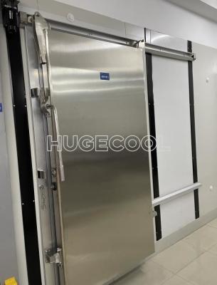 China Walk-in Freezer/Cold Storage Room Sliding Door with PVC Curtain and Stainless Steel for sale