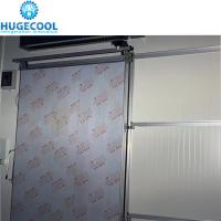 China 0.6mm Galvanized Steel Thermal Insulated PU Panel Manual Sliding Door for Cold Room for sale