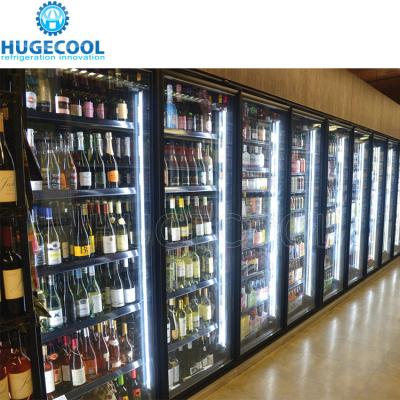 China Glass Door Walk-in Coolers with Customization and Aluminium Alloy Frame at Prices for sale