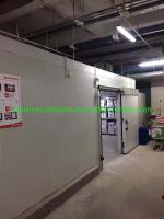 China Blood-Red Deep Freezer for Fish and Pork in Cold Storage Industrial PU/XPS Panels for sale