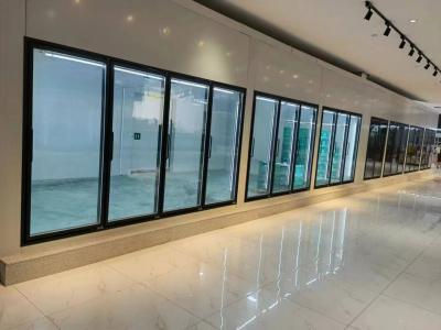 China Beverage Fruits Drinks Display Walk in Cooler with Glass Door 220V/380V/440V Voltage for sale