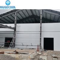 China Air Cooling Roll up Door and PU Foma Panel Cold Room for Warehouse Chiller Chamber for sale