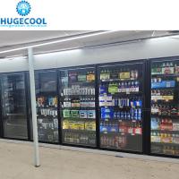 China CE Certified Walk in Cooler Freezer Room with 2/3 Glass Pane and Customized Beer Cave for sale