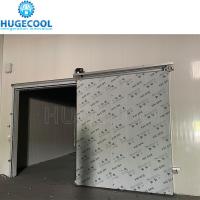 China 2*2.5m Walk in Cooler Manual Sliding Door with Ramp and Safety Device Escape Lock for sale