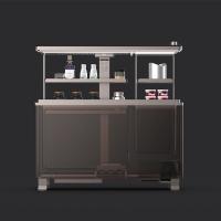 China Multi-function 150L Volume Wine Cooler Refrigerated Kung Fu Tea Table for Home Furniture for sale