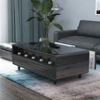 China Smart Coffee Table 2024 Newest 135L Refrigerator with Music Speakers and Auto-Defrost for sale