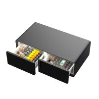 China Office Building Essential Primst Refrigerator Tea Table with Drawers and Wireless Charging for sale
